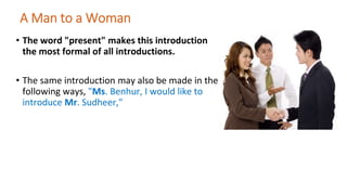 Art of Introductions and Honorifics for DCG.ppt | Resume Writing and ...