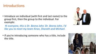 Art of Introductions and Honorifics for DCG.ppt