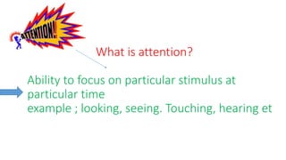 Art of learning (lack of concentration) | PPTX