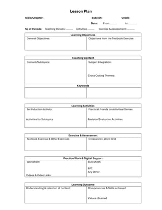 Mastering The Art of Effective Lesson Planning | PDF