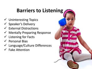 Listening is an Art | PPTX