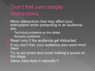 Art of making presentations | PPT