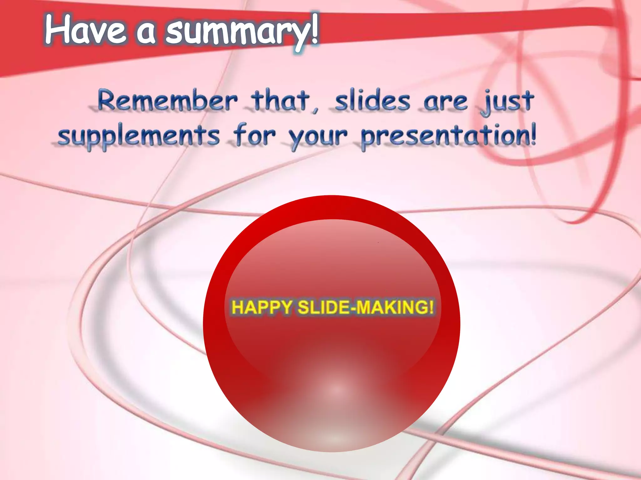 Art of making slides | PPTX