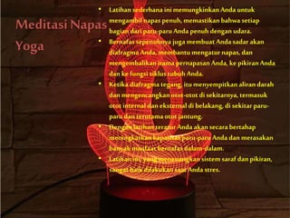 Art of meditation - Meditasi Napas Yoga | PPT