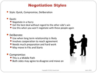 Art of negotiation | PPT