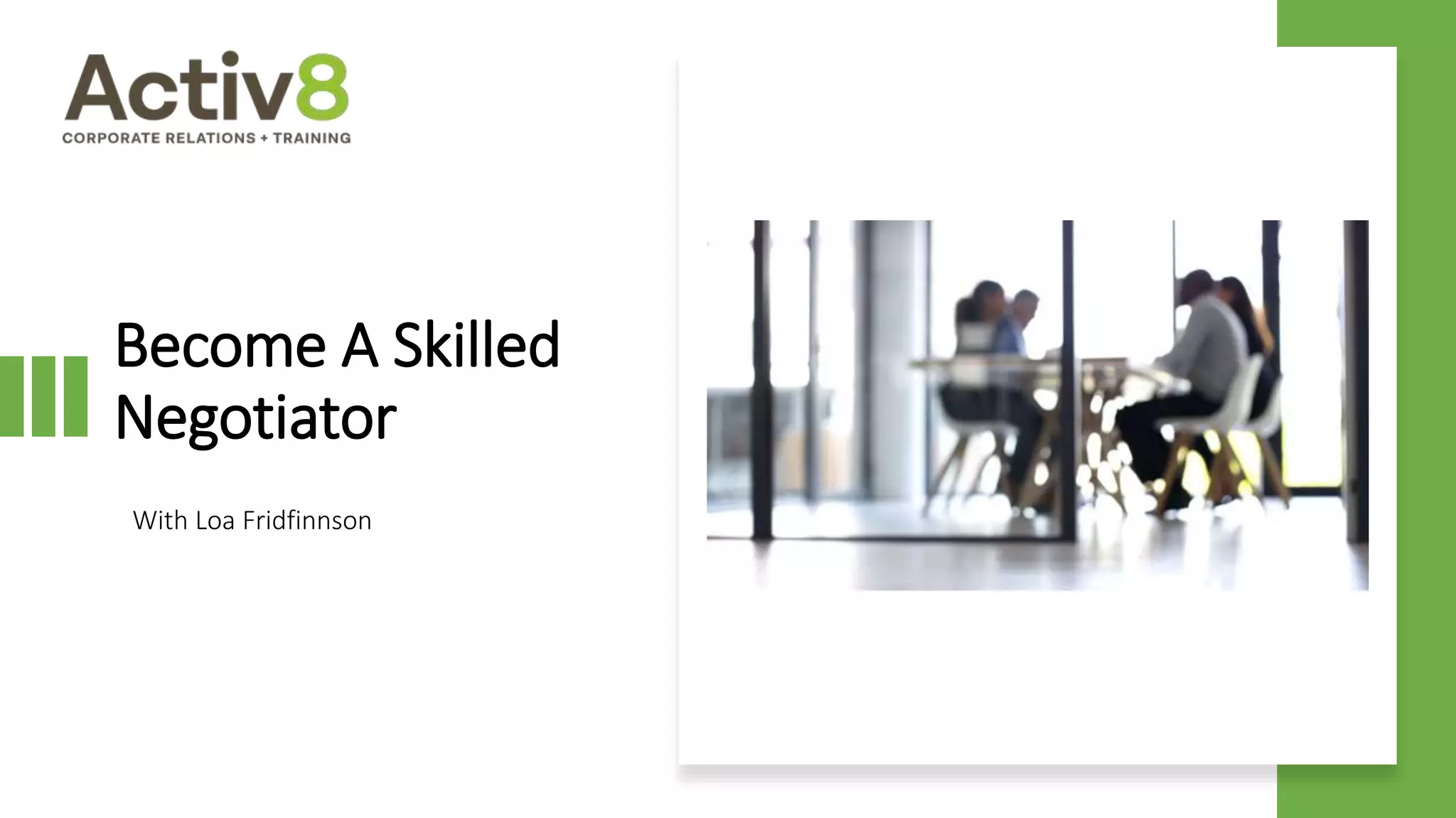 The Art Of Negotiation | PPTX