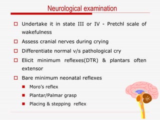 ART OF NEONATAL EXAMINATION & DANGER SIGNS.ppt
