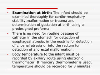 ART OF NEONATAL EXAMINATION & DANGER SIGNS.ppt