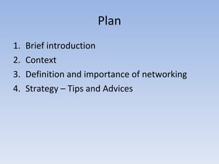 Art of networking | PPT