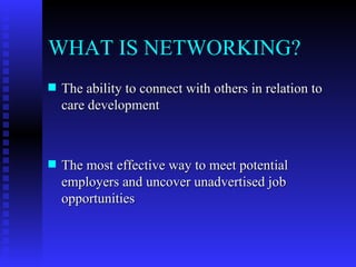 Art Of Networking | PPT