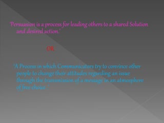 Art of persuasion | PPT