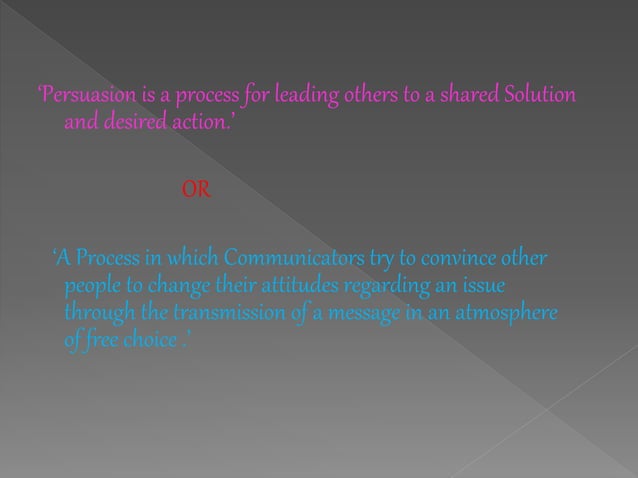 Art of persuasion | PPT