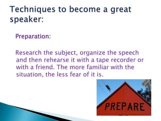 Art of public speaking | PPT