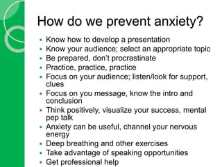 Art of public speaking | PPTX
