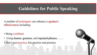 Art of public speaking | PPTX