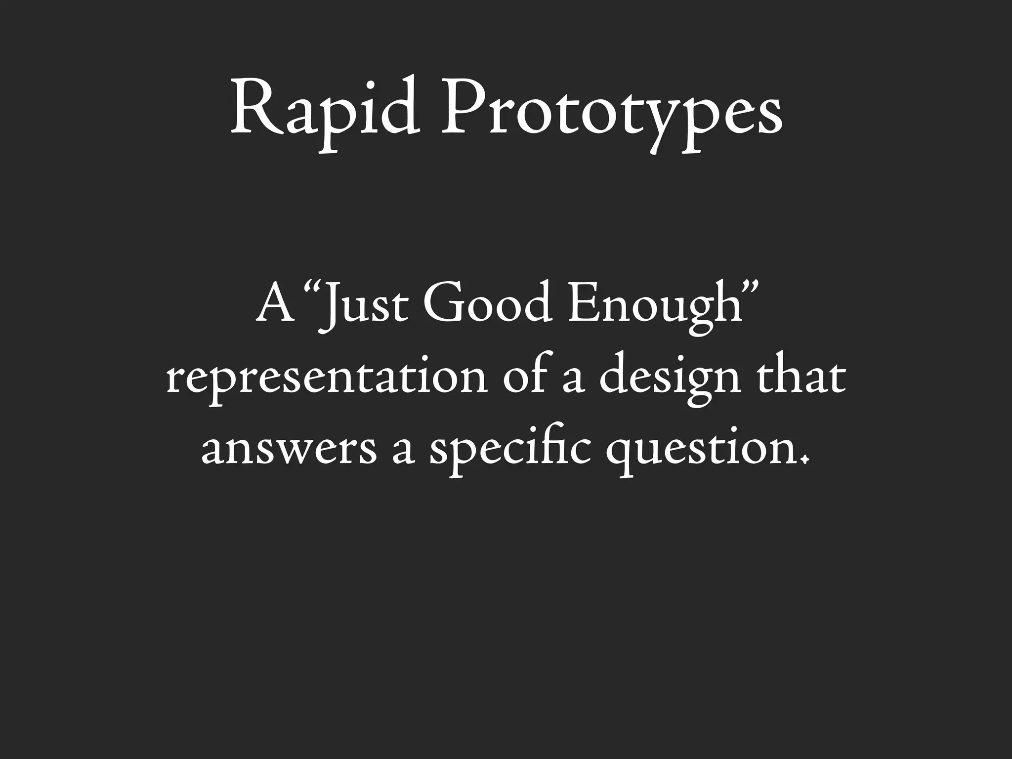 The Art of Rapid Prototyping - Specific Techniques for How to Design ...