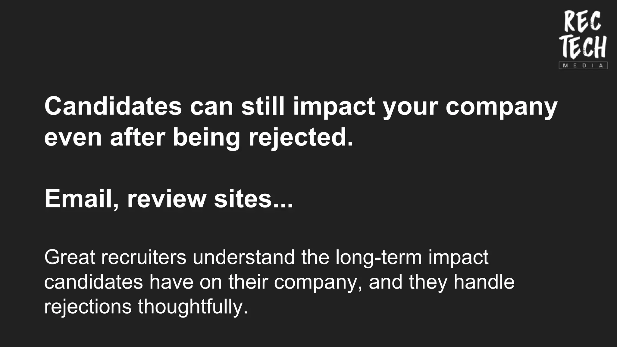 Art of rejecting candidates | PPTX