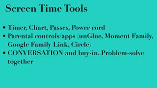 Art of Screen Time webinar | PPT