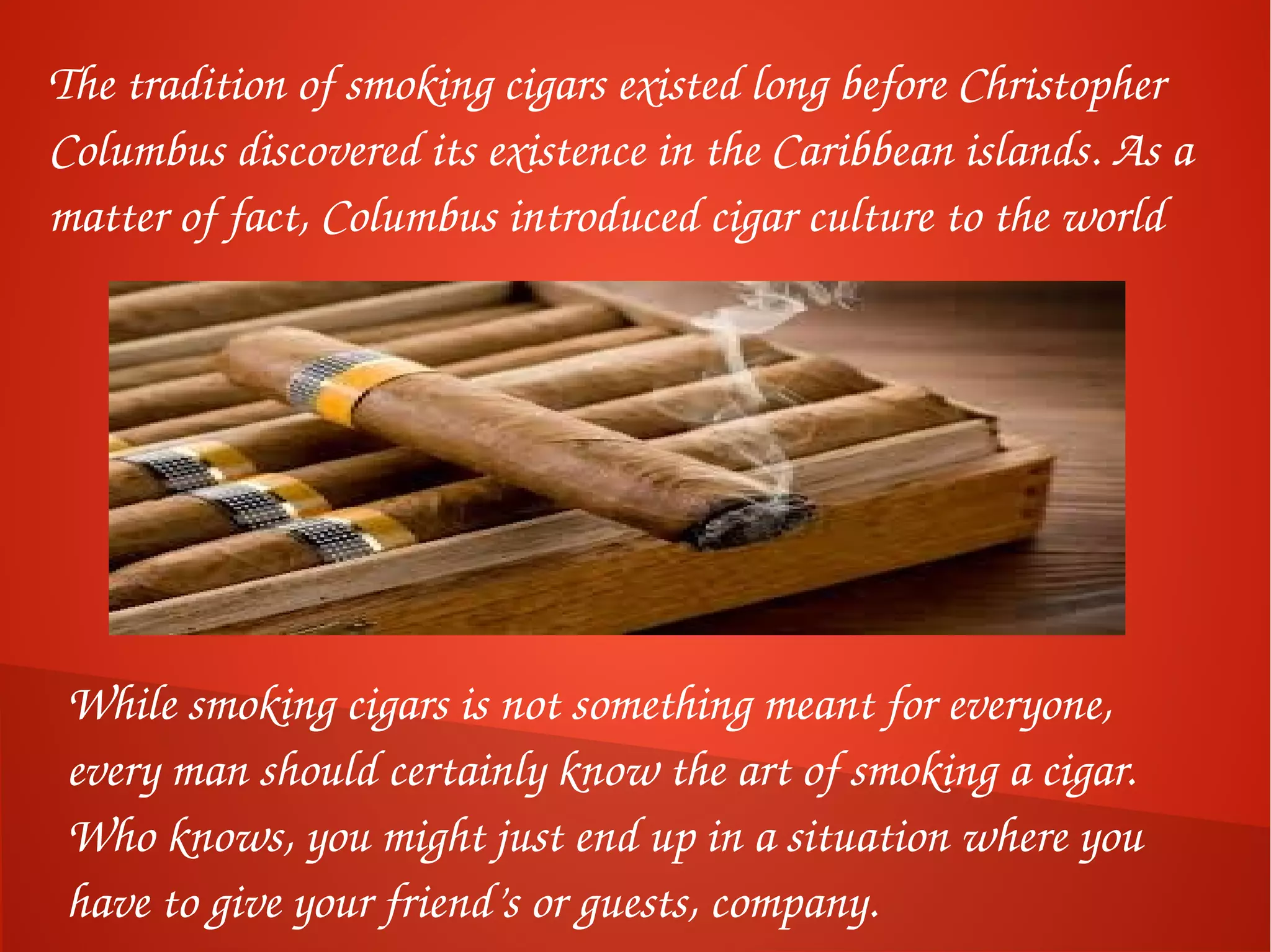 Art of Smoking Cigars | ODP