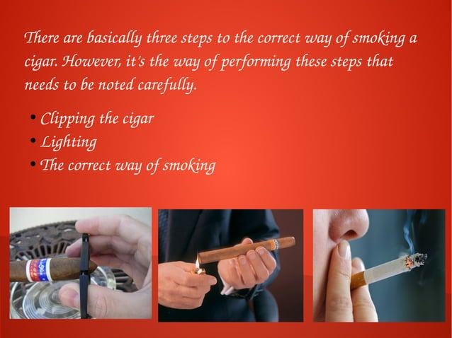 Art of Smoking Cigars | PPT