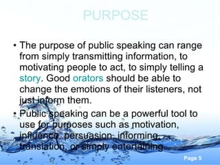 Art of speaking | PDF