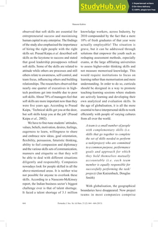 Art Of Speaking-An Impression Of Man Analyzing The Need For Communication And Soft Skills. | PDF