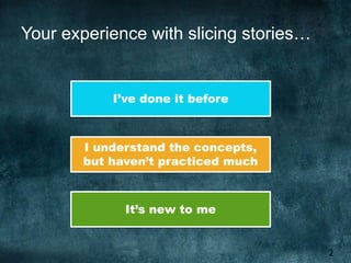 Agents of Agile: The Art of User Splitting Stories | PDF | Computer ...