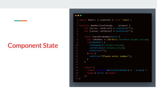 Art of state management in react | PPT