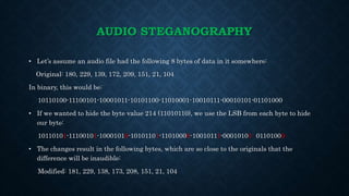 Art of Steganography | PPT