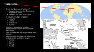 Art of The Ancient Near East - Mesopotamia and Persia | PPTX