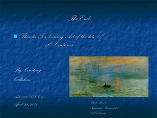 Art of the late eighteenth & nineteenth centuries | PPT
