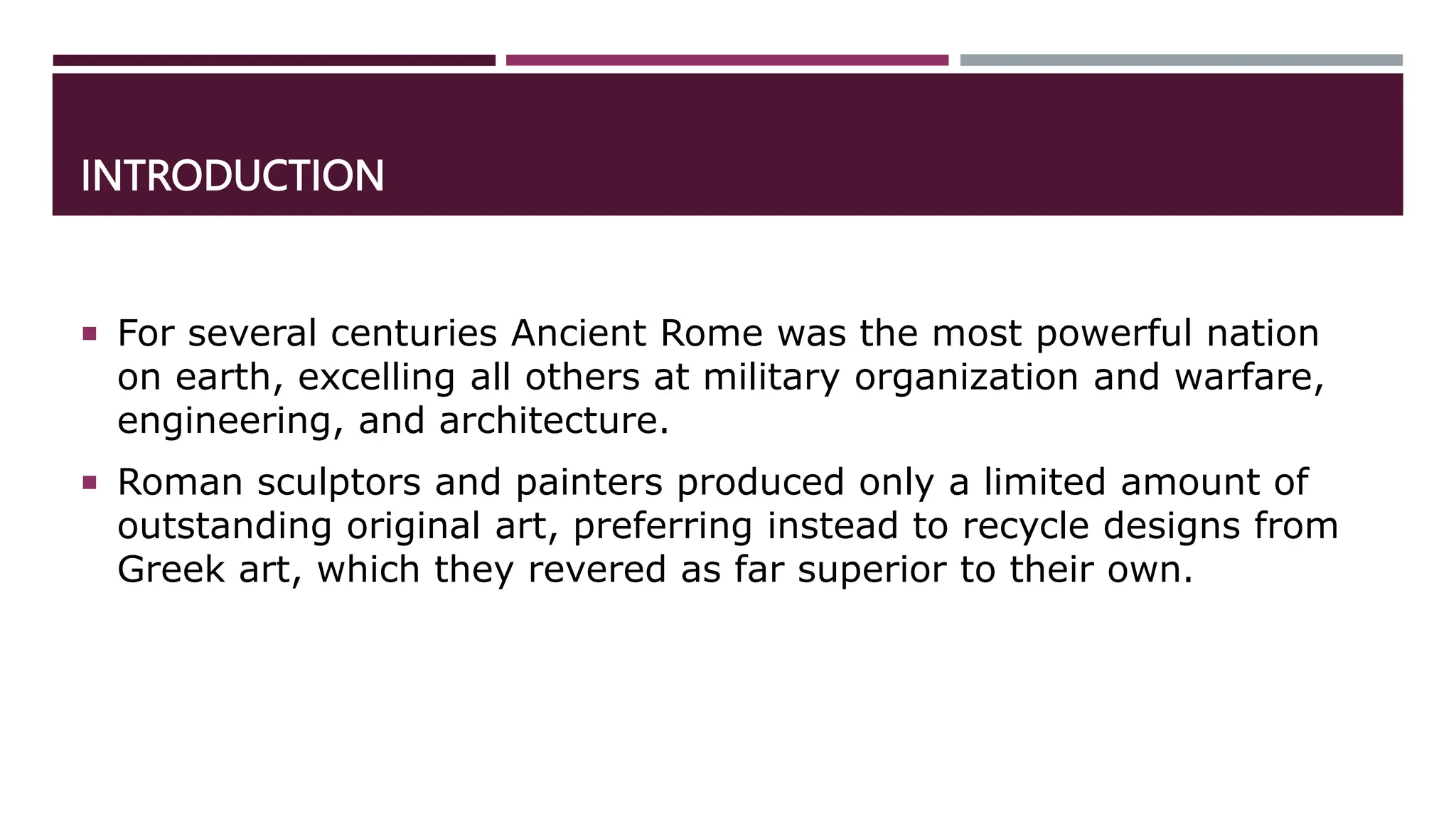 art of the roman empire.pptx about its. | PPT