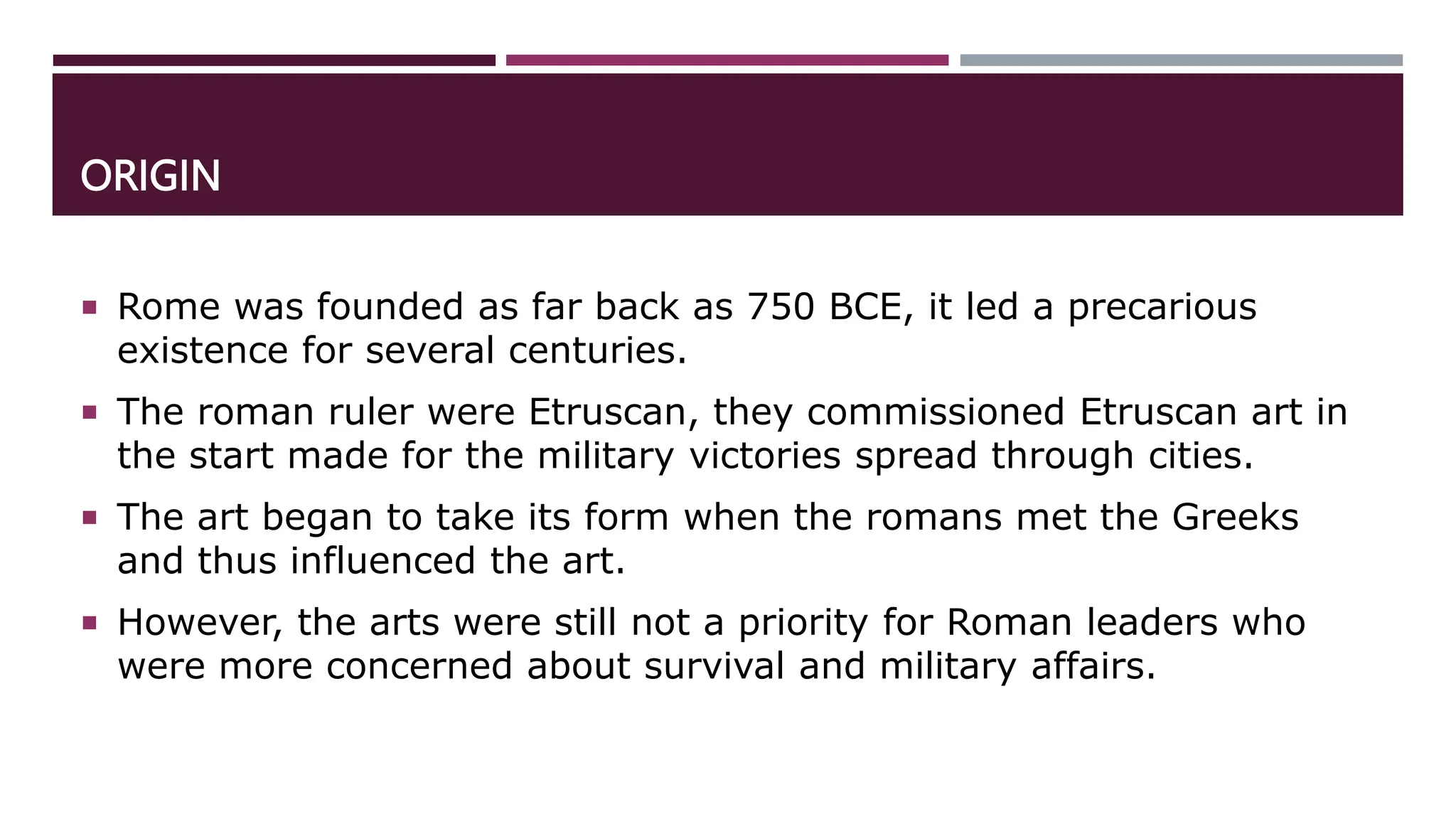 art of the roman empire.pptx about its. | PPT