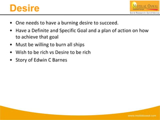 Think and grow rich - Napoleon Hill | PPTX