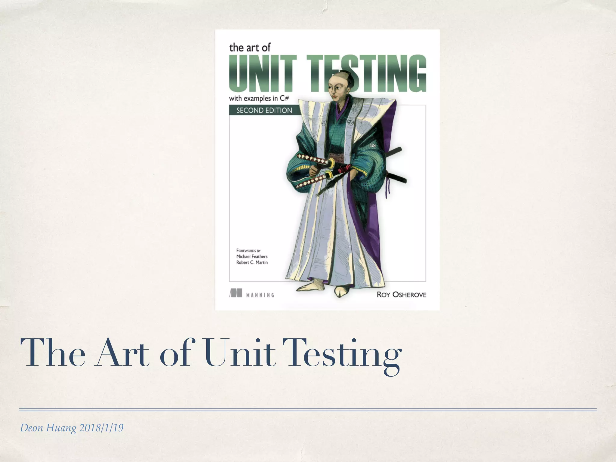 The Art of Unit Testing Feedback | PDF