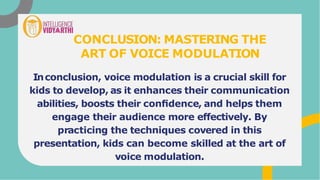 Key Tips for Voice Modulation | Intelligence vidyarthi | PPT