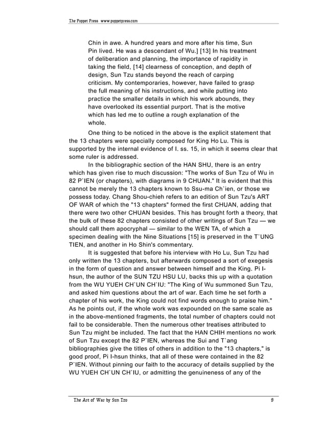 Art of war by sun tzu | PDF