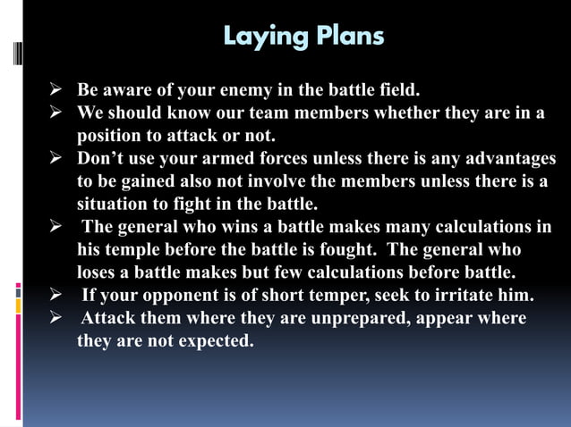 Art of war by suntzu | PPTX | Death, Injury, or Military Conflict ...