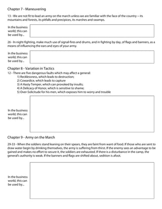 Art Of War Sheet | PDF