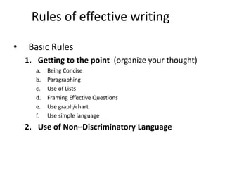 Art of writing | PPTX