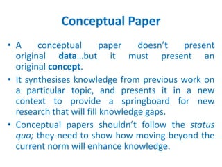 Art of writing research article | PPTX