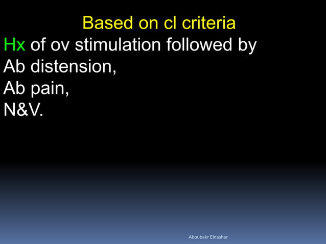 Treatment of OHSS | PPTX
