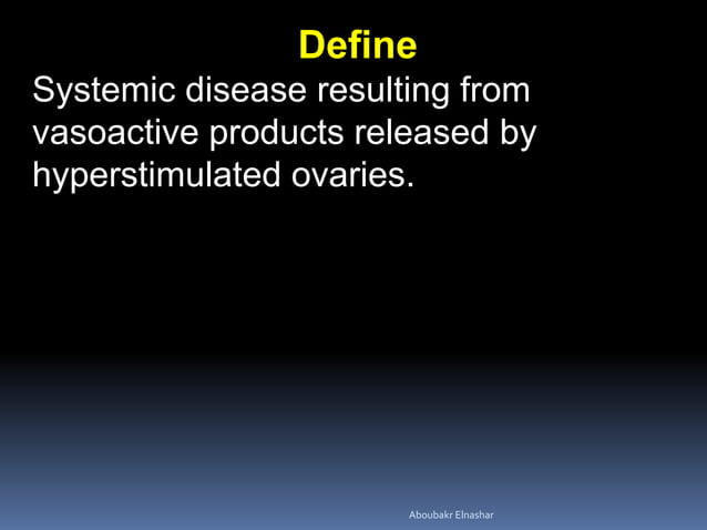 Treatment of OHSS | PPTX