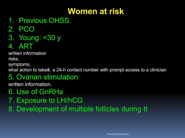 Treatment of OHSS | PPTX