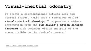 ARToolKit to ARKit | PPT