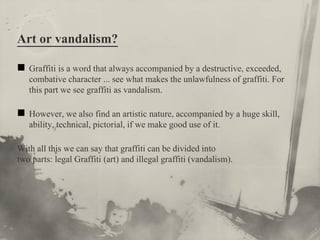 Art or vandalism | PPT
