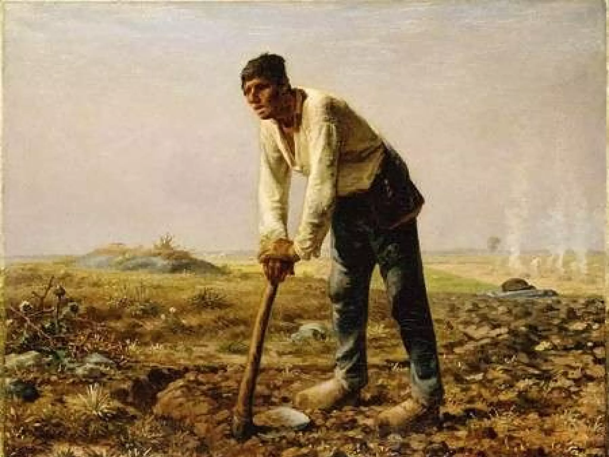 "Man with a Hoe" powerpoint | PPT