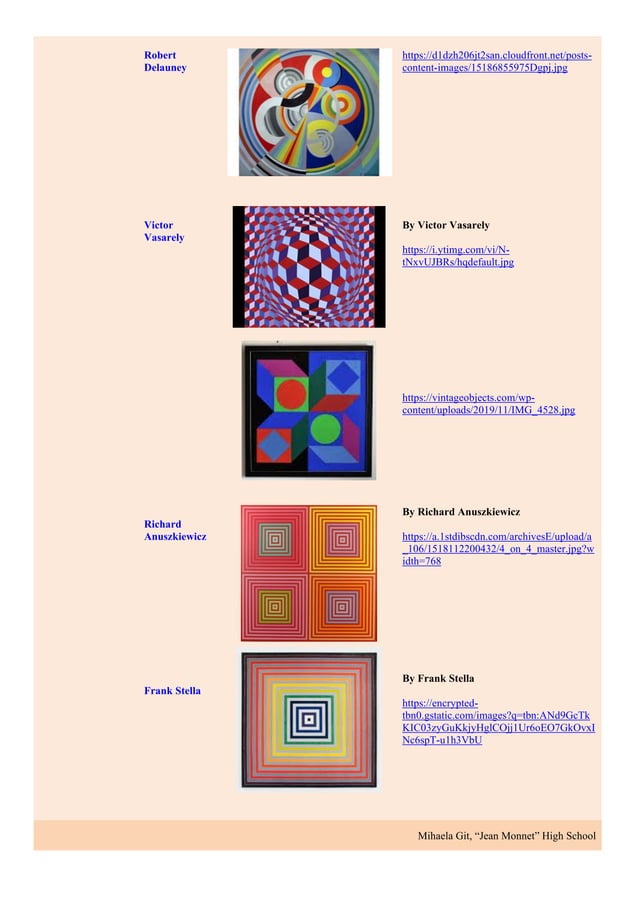 Some Examples Math in Art | PDF