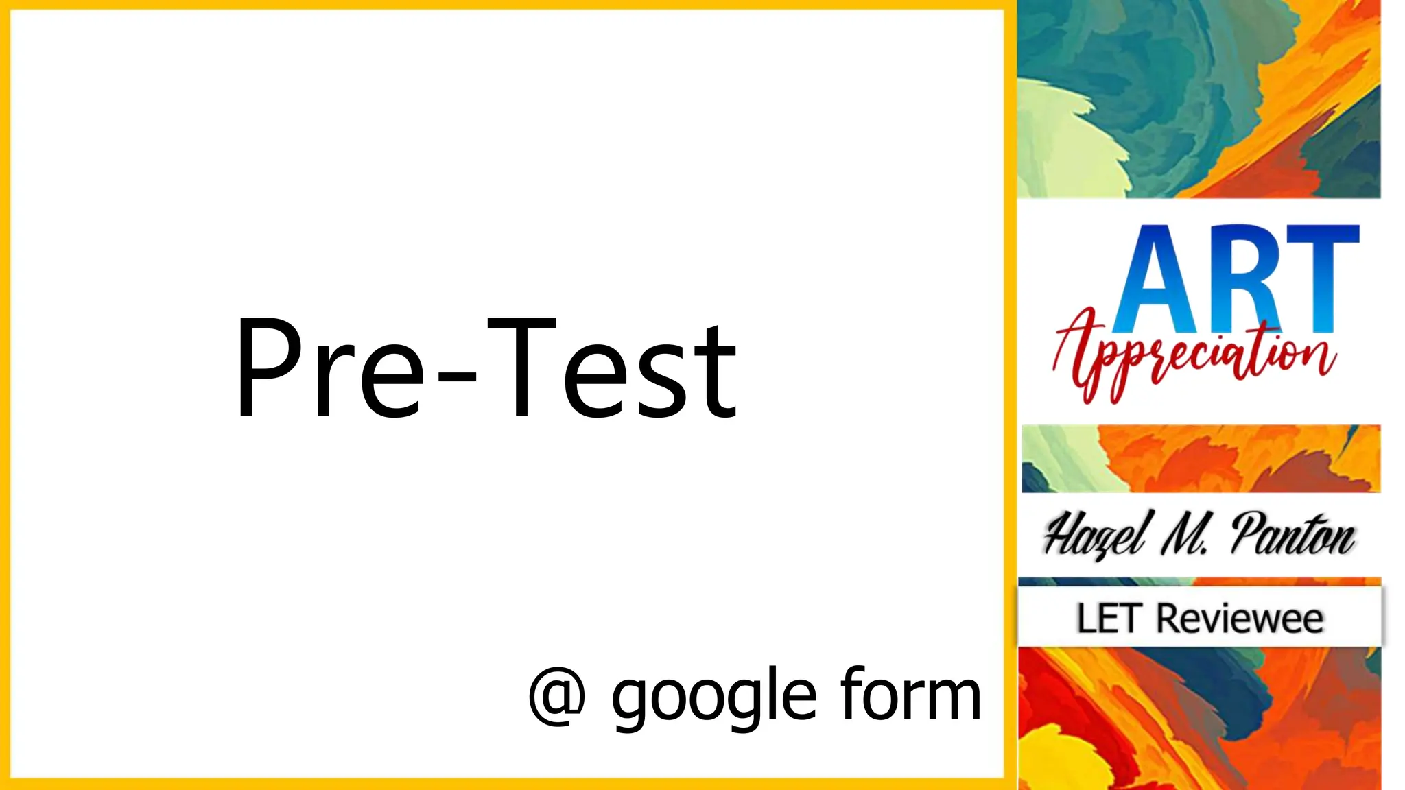 ART EDUCATION (REVIEW) for let examination.pptx