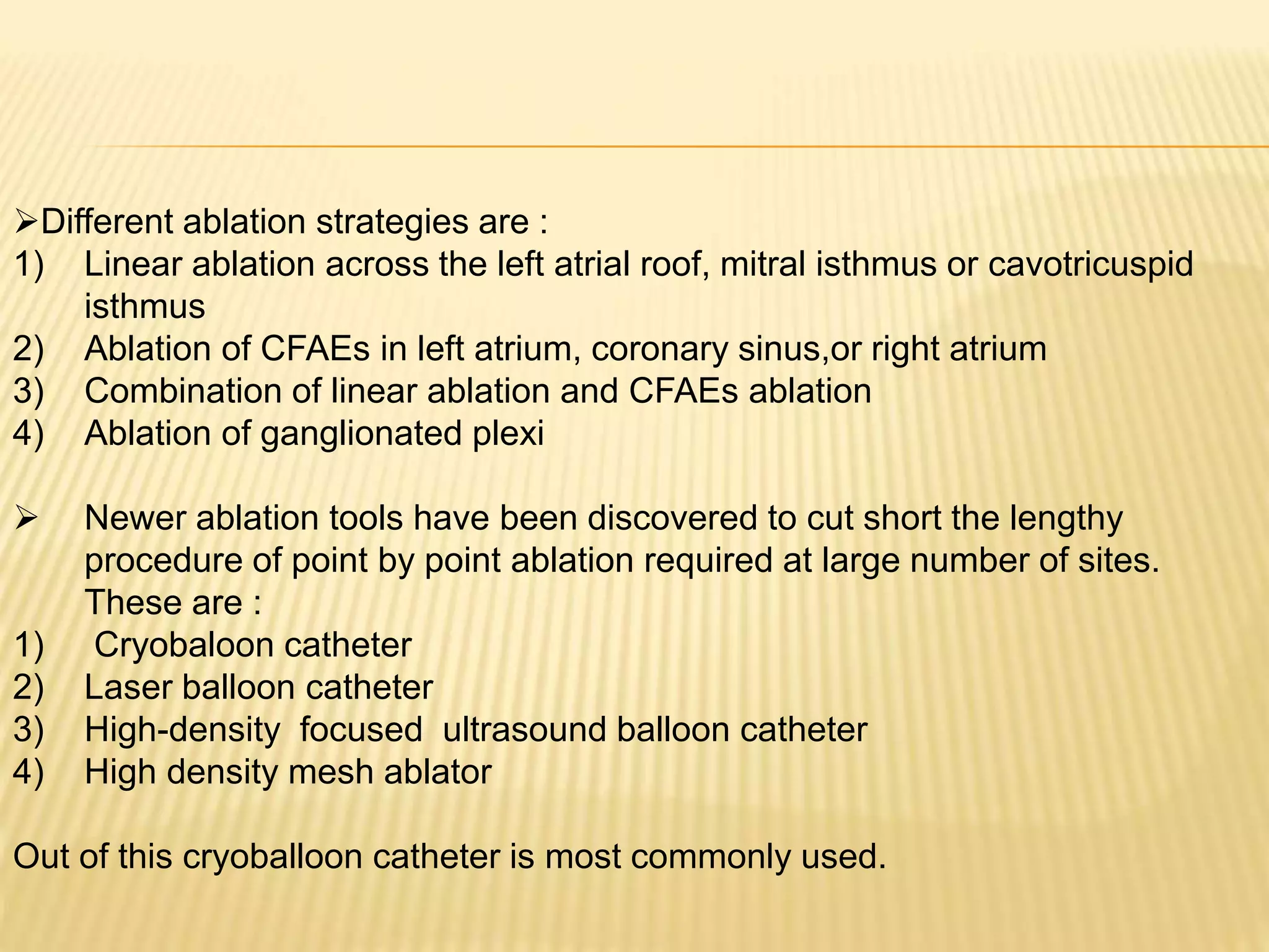 Artrial fibrillation classification & management guideline | PPTX